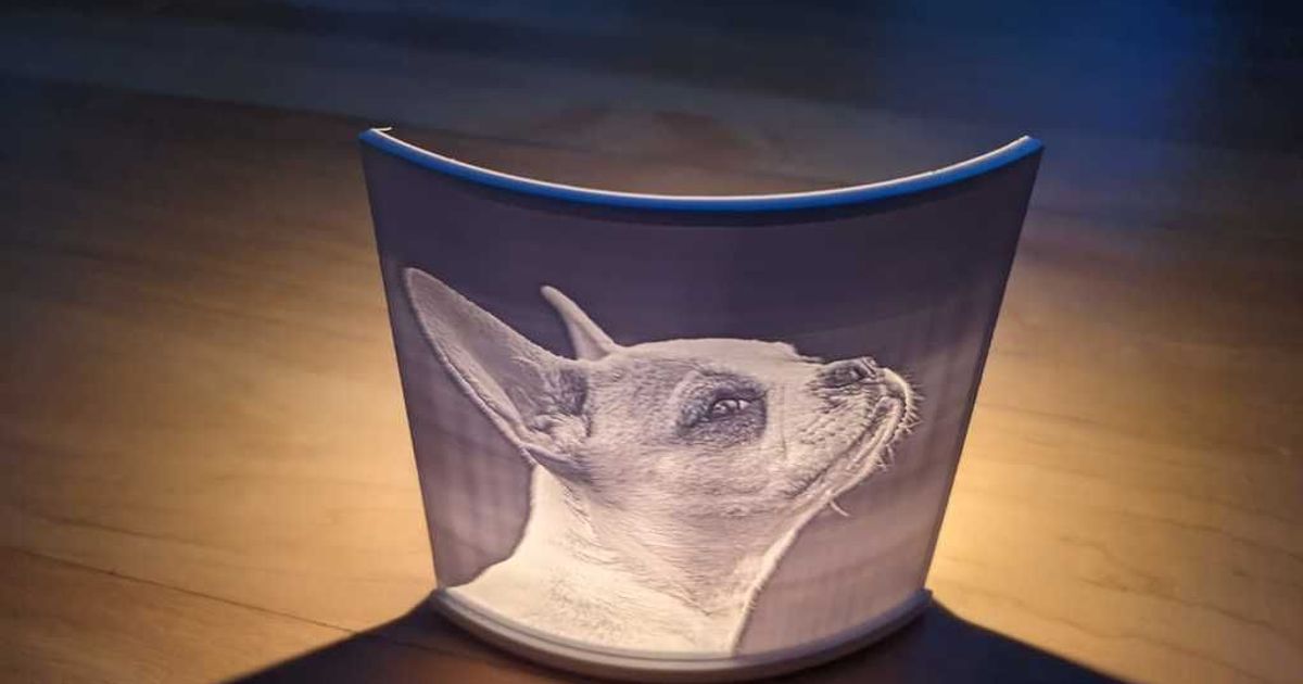 Tealight lithophane stand by distrubi | Download free STL model ...
