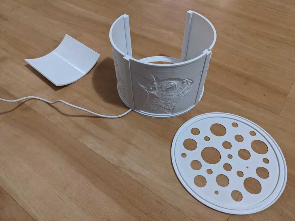 Customizable and modular lithophane lamp by distrubi | Download free ...