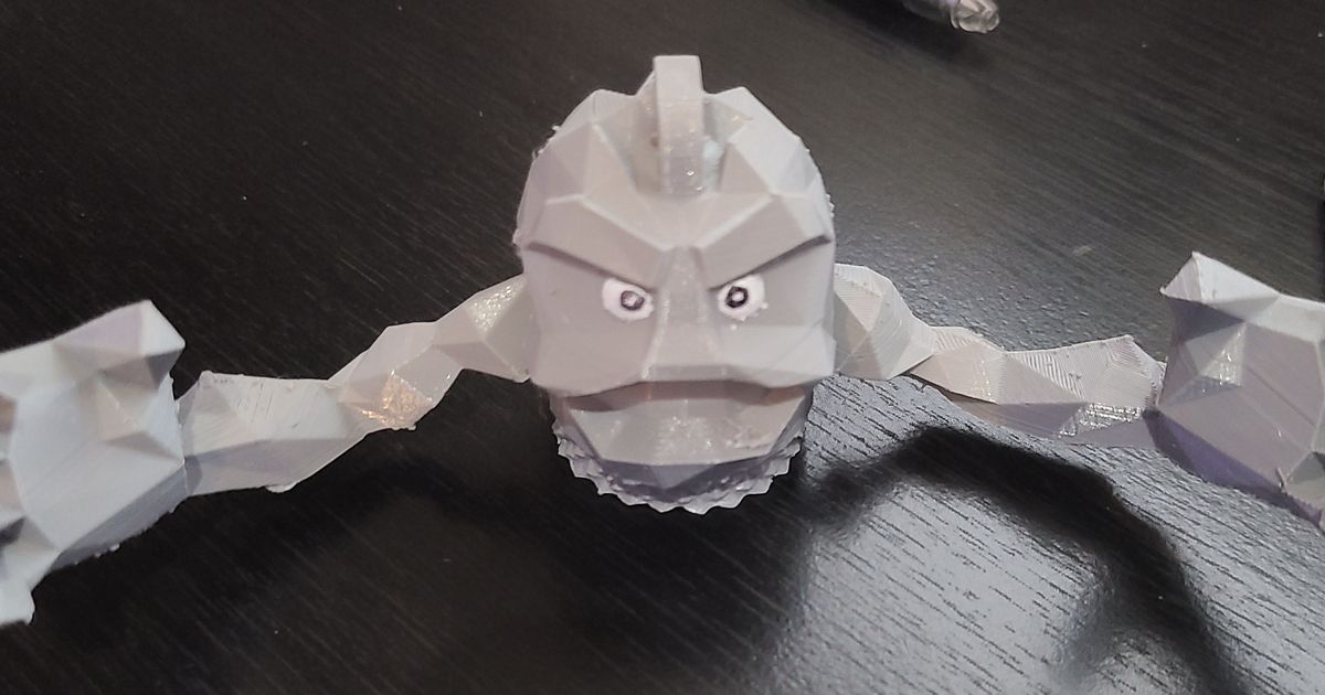 Geodude Geocache by Gibbernaut | Download free STL model | Printables.com