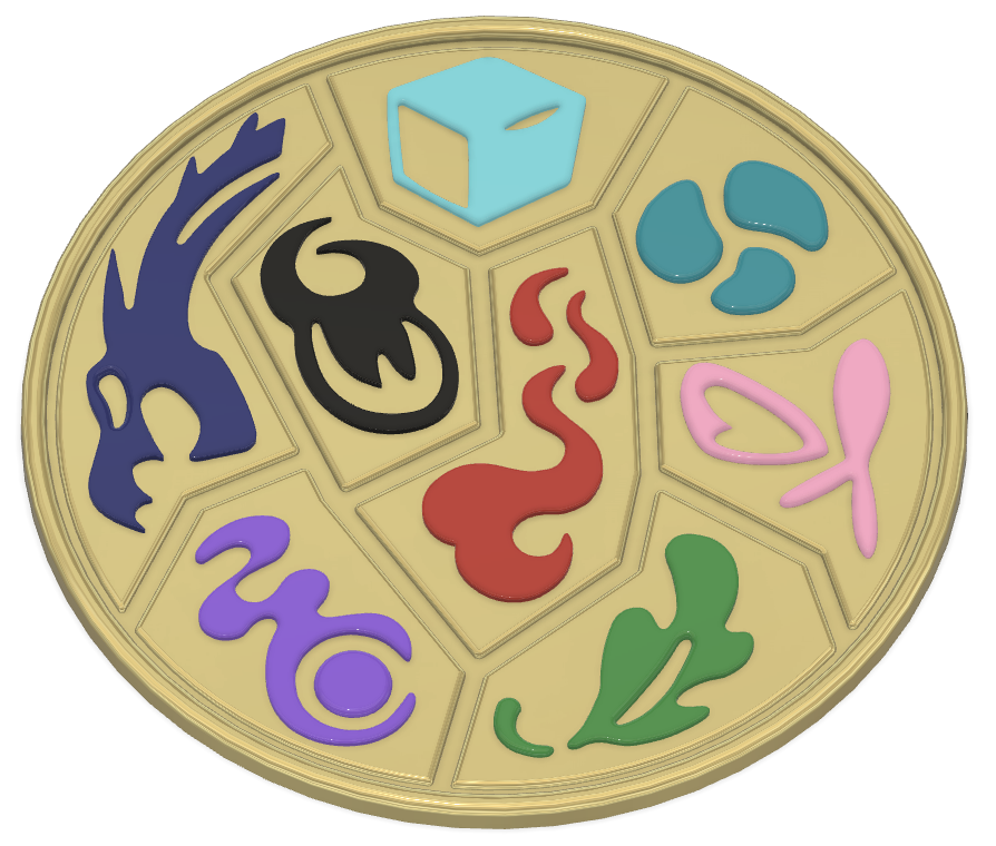 Pokemon Generation 8 Galar Badges by Kurt Richter | Download free STL ...