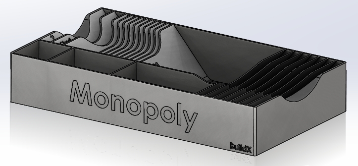 #0027 Monopoly Organizer Tray/Inlay - "The Banker" by BuildX | Download ...
