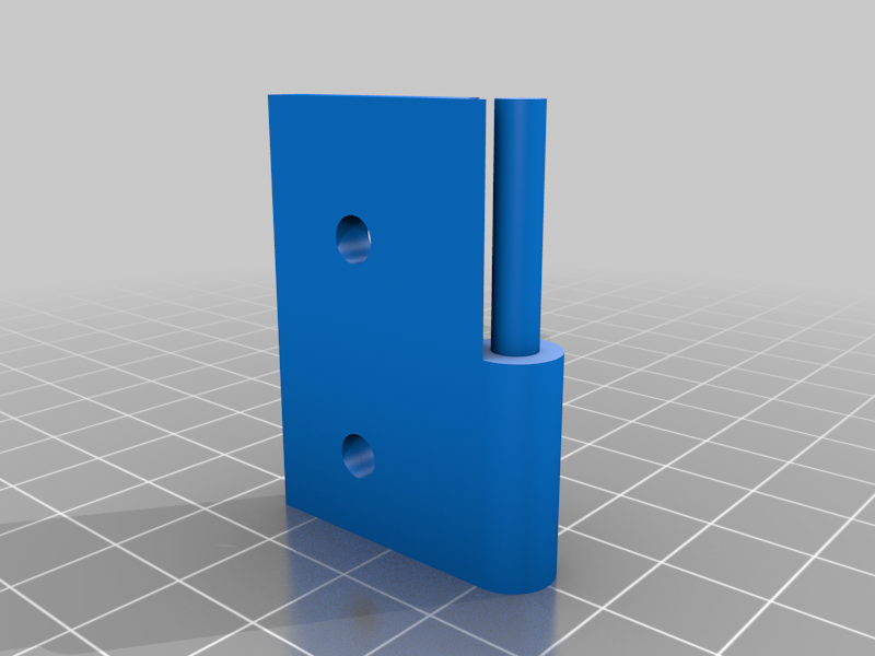 Simple hinge parametric design by Viragored | Download free STL model ...