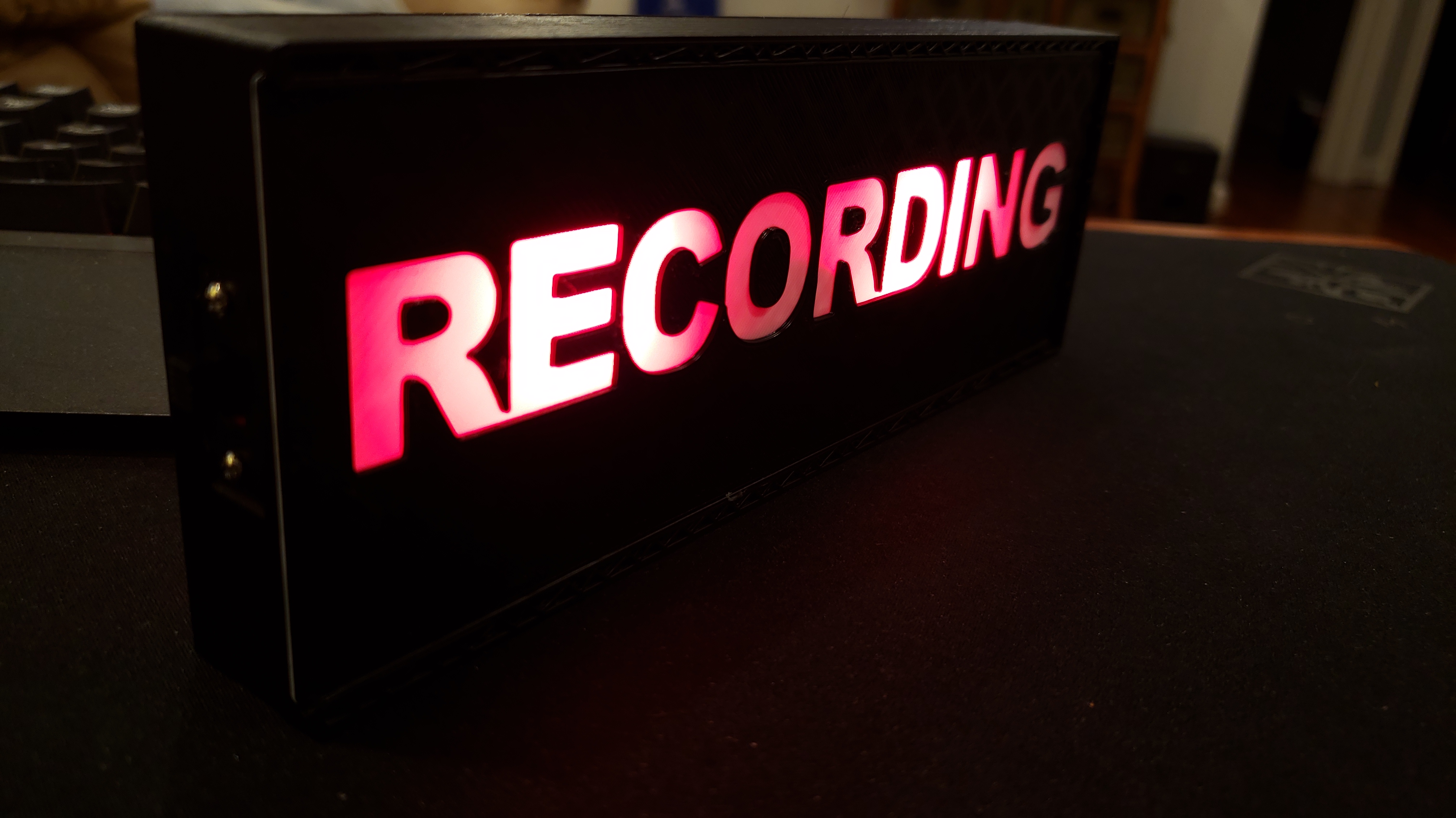 Recording Sign by Kilobit | Download free STL model | Printables.com