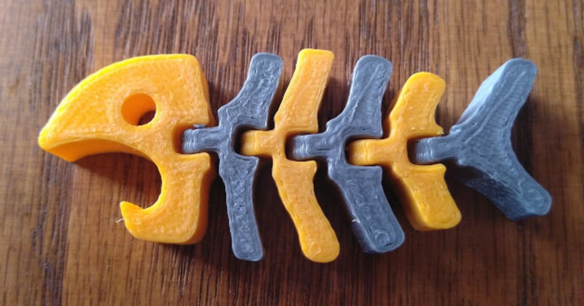 Flexi Fish Remix by Polymathic | Download free STL model | Printables.com