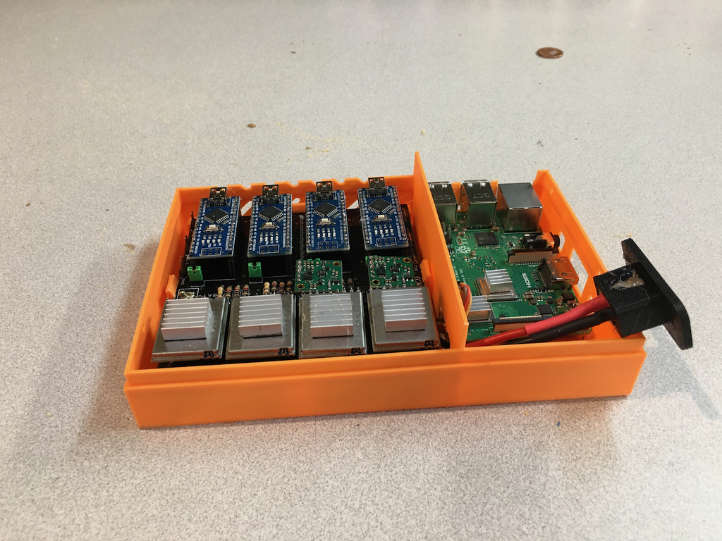 RotorHazard / Delta 5 Timer Case by Chaotic Brain | Download free STL ...