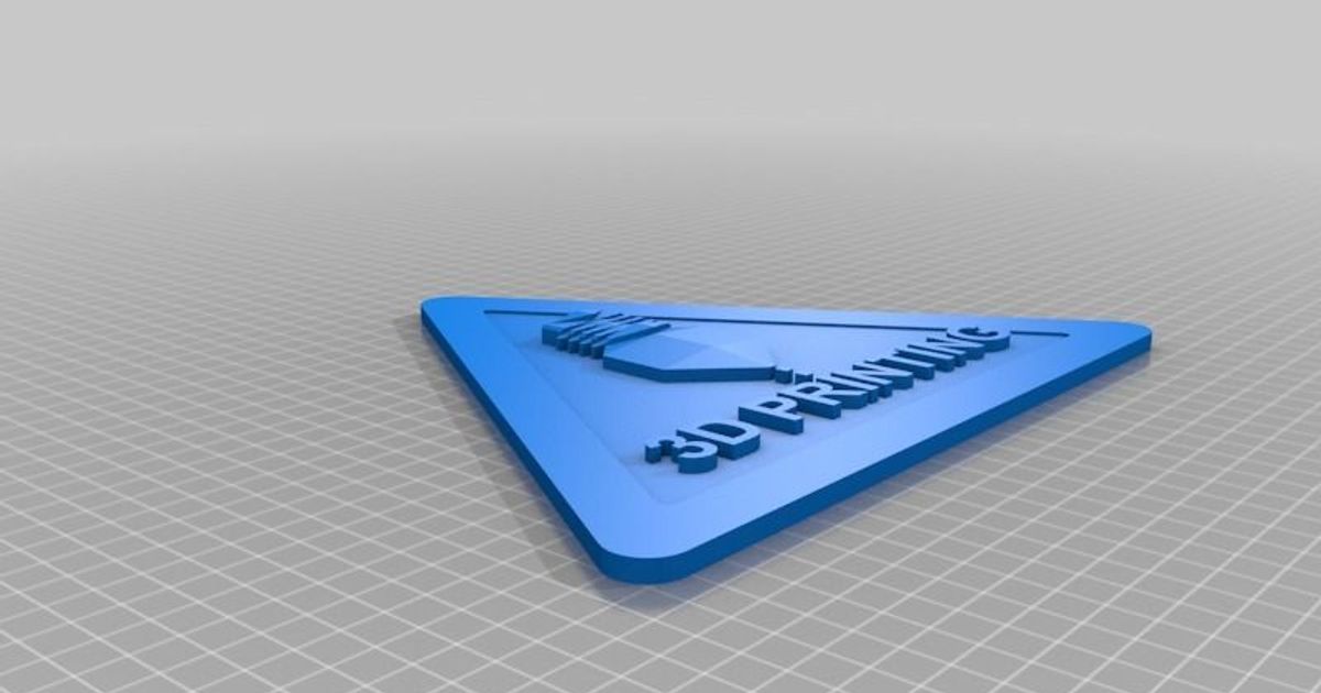 3D Printing Sign Combined For Color Print with magnets by Grinch ...