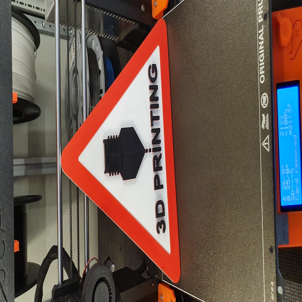 3D Printing Sign Combined For Color Print with magnets by Grinch ...