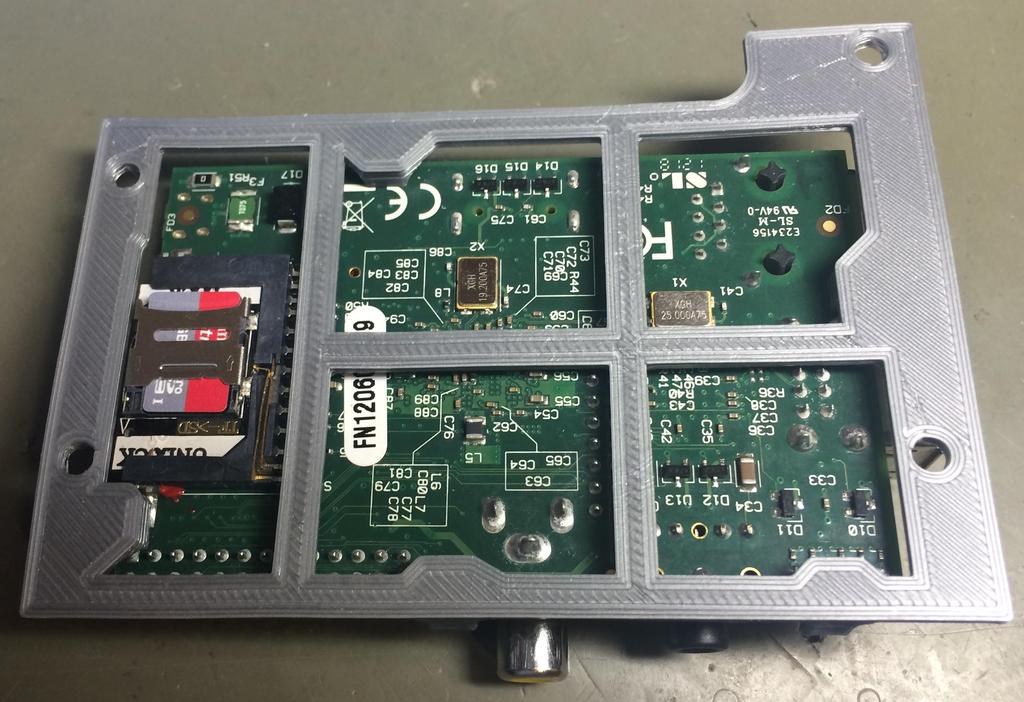 raspberry pi 1 B (old version, not B+) mount plate [DesignSpark ...