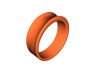 RING BAND - Upended top by Rossben | Download free STL model ...
