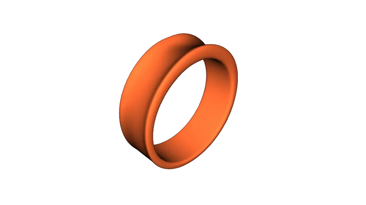 RING BAND - Upended top by Rossben | Download free STL model ...