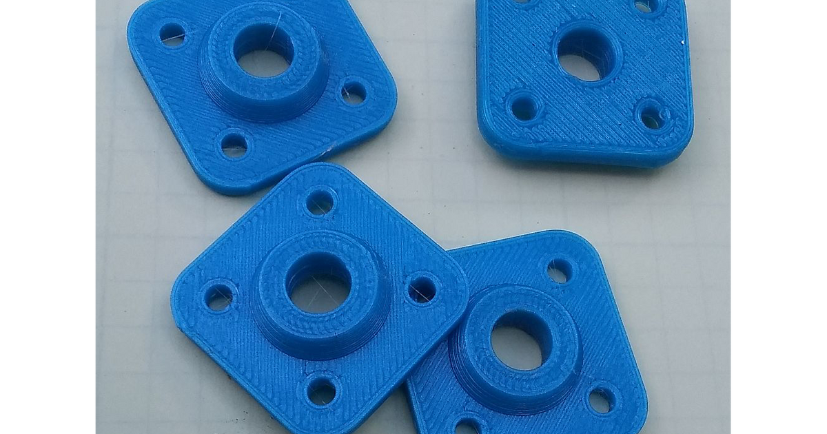 Panel Mount Journal Bearing by Robodanny3000 | Download free STL model ...