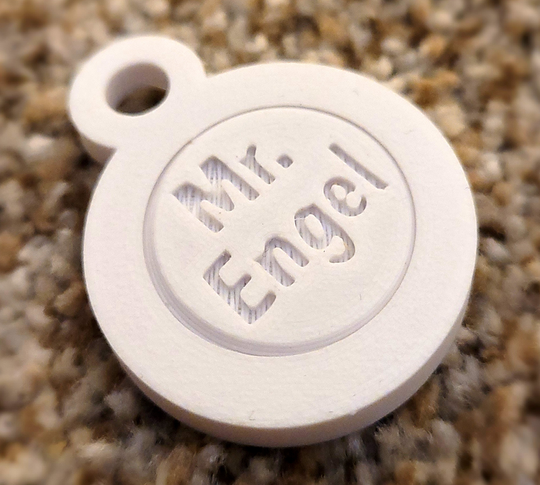 Spinning Name Tag Zipper Pull by Stengel99 | Download free STL model ...