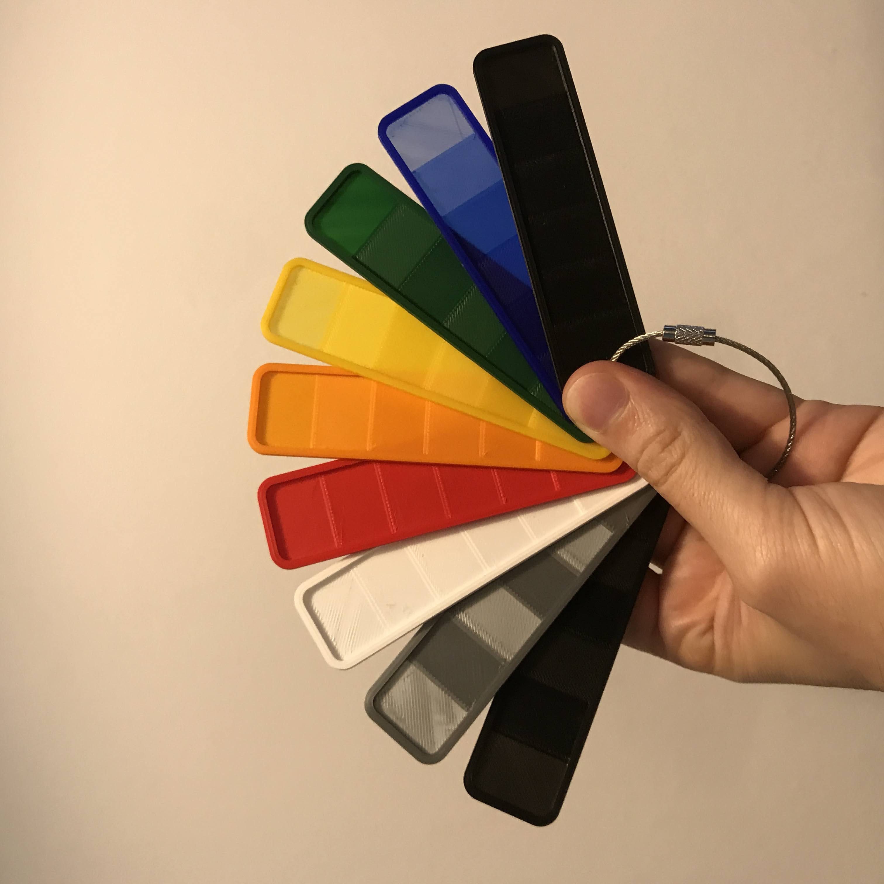 Filament Color Sample by The 3D Smith | Download free STL model ...