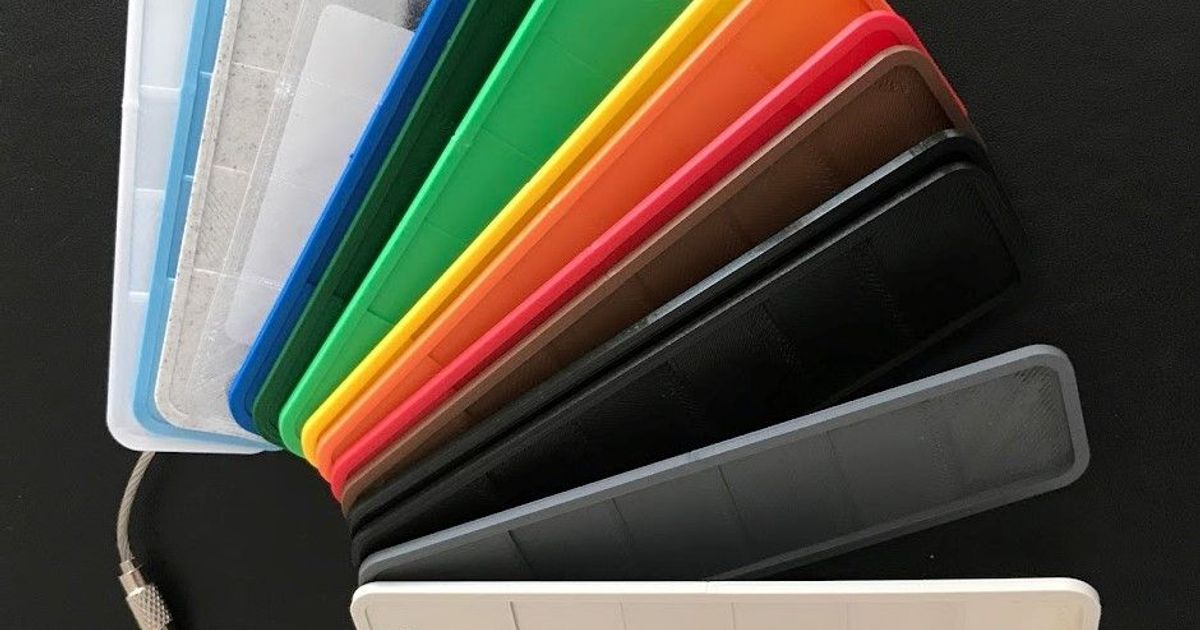 Filament Color Sample by The 3D Smith | Download free STL model ...