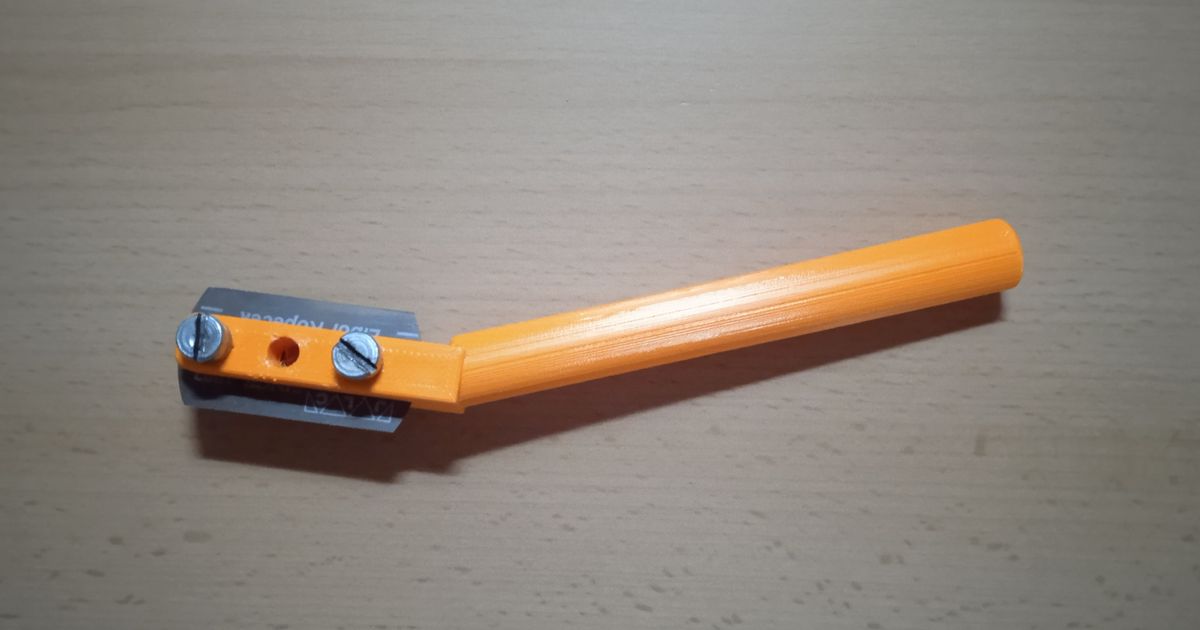 Razor blade knife by kadous | Download free STL model | Printables.com