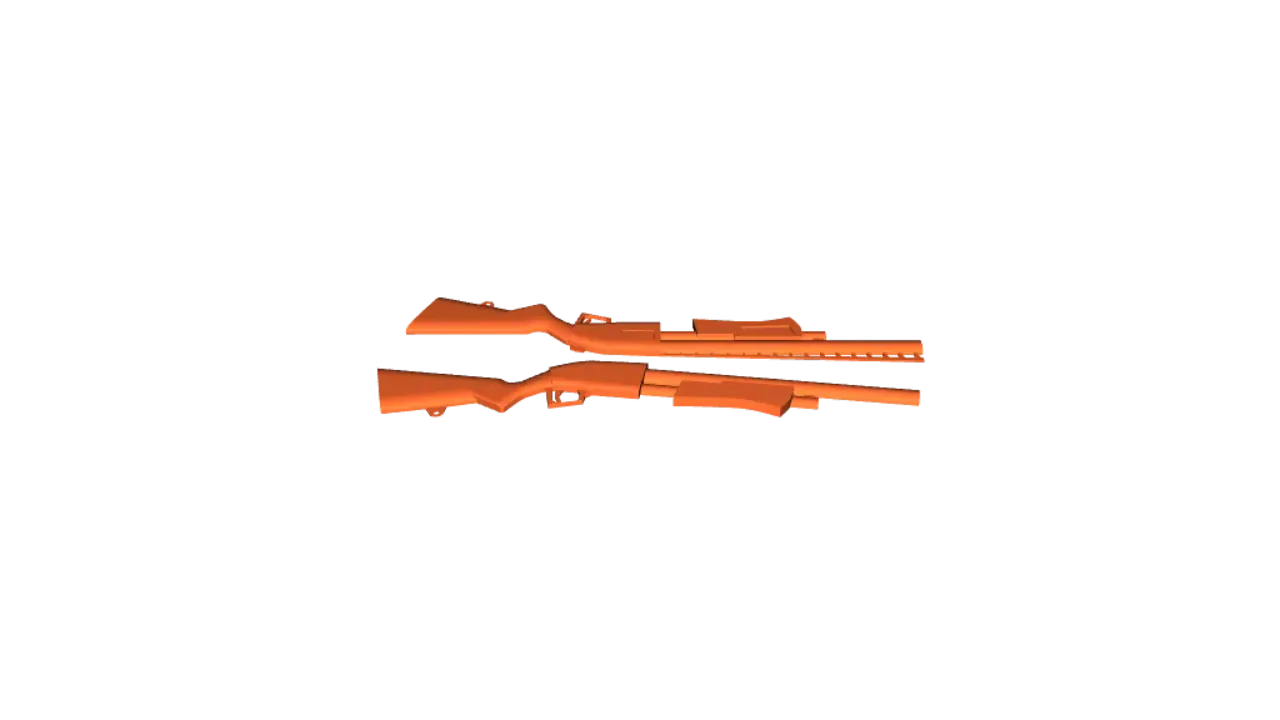 fortnite pump by Lorga3D | Download free STL model | Printables.com