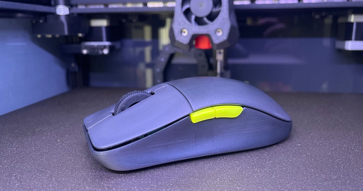 GSensei - G305 FDM No Support Shell with Magnatic Cover by kizmann ...