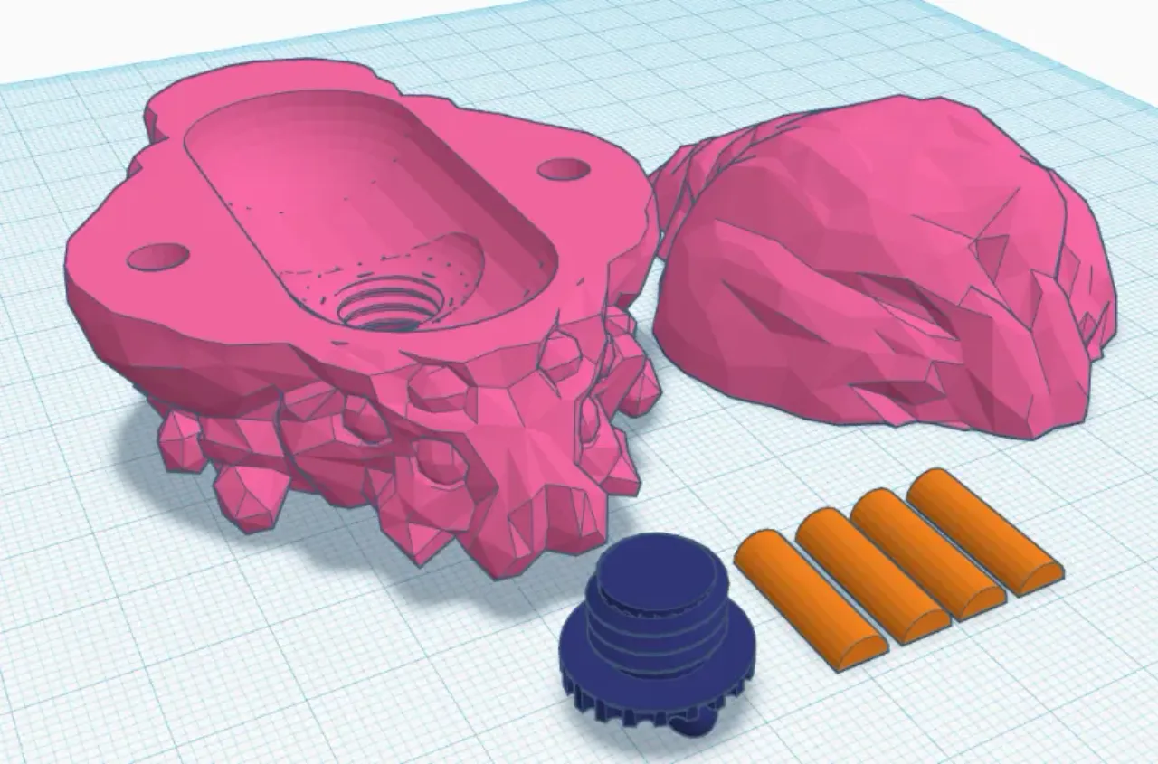 DRG LootBug Hollow (with screw and minerals!) by Leon Knowles ...