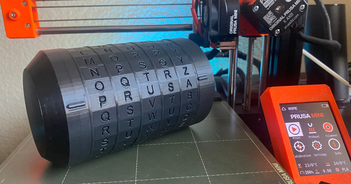 Basic Cryptex by Anton Granata | Download free STL model | Printables.com