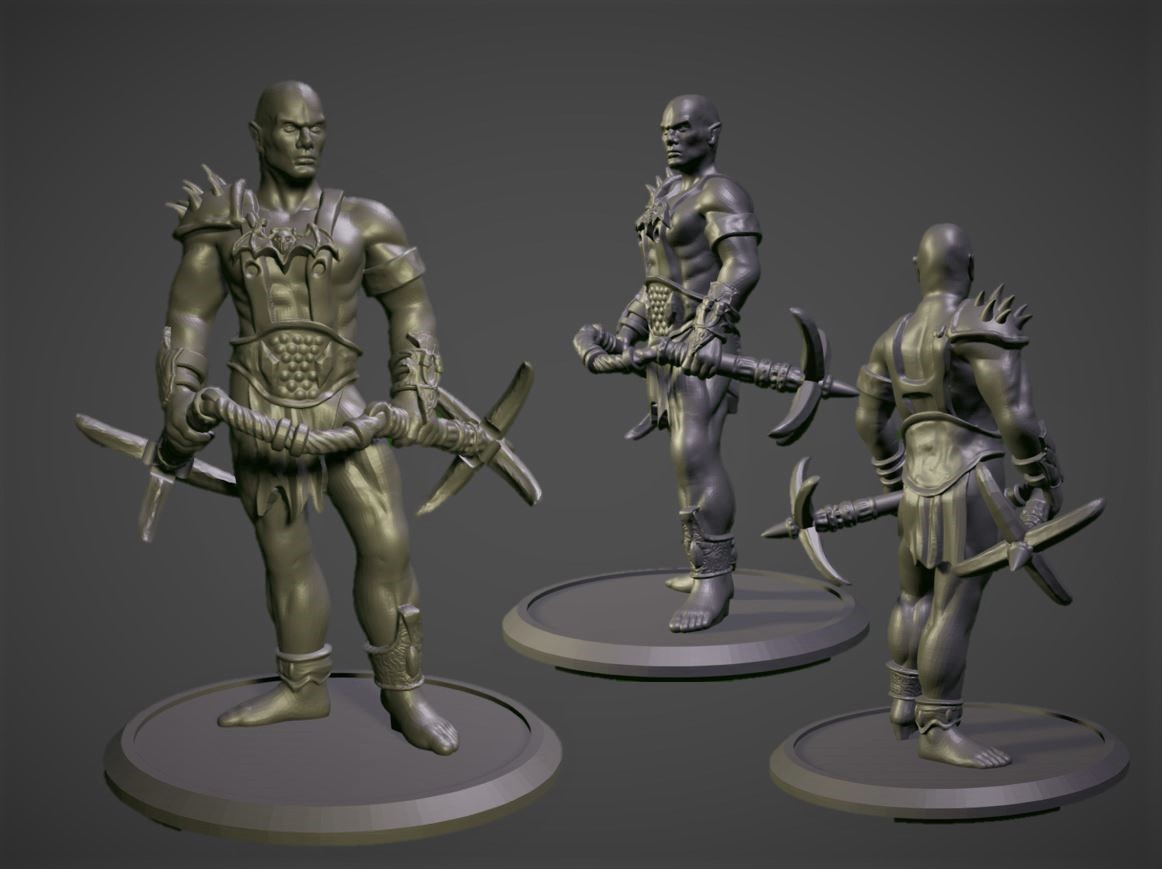 Mul Gladiator with Cahulaks - Rikus - Dark Sun by Amoda | Download free ...