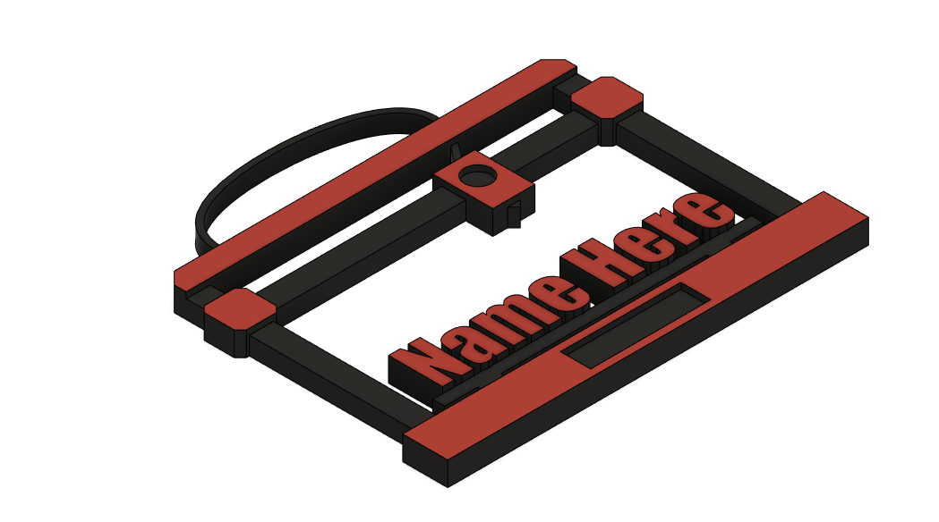 3d Printer Nametag by Sciman101 | Download free STL model | Printables.com