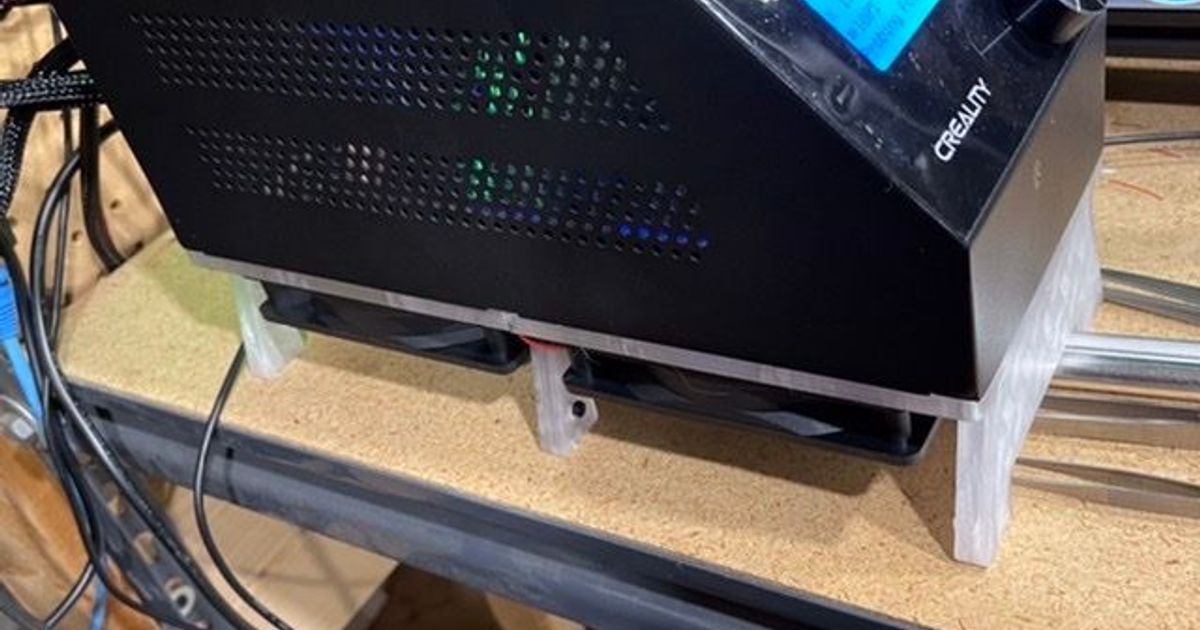 CR 10V2/3 Control box fan stand by FHOGPHIL | Download free STL model ...