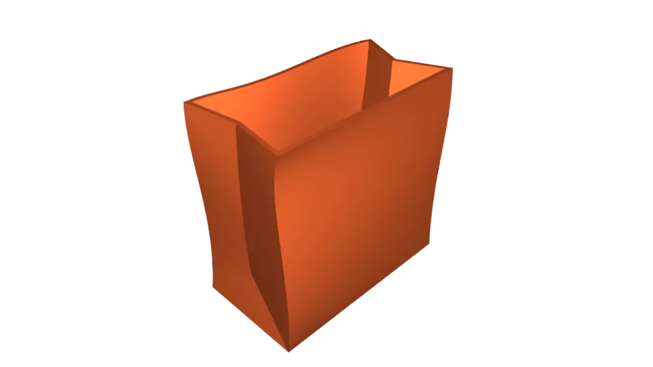 PLAIN PAPER BAG by biketiger | Download free STL model | Printables.com