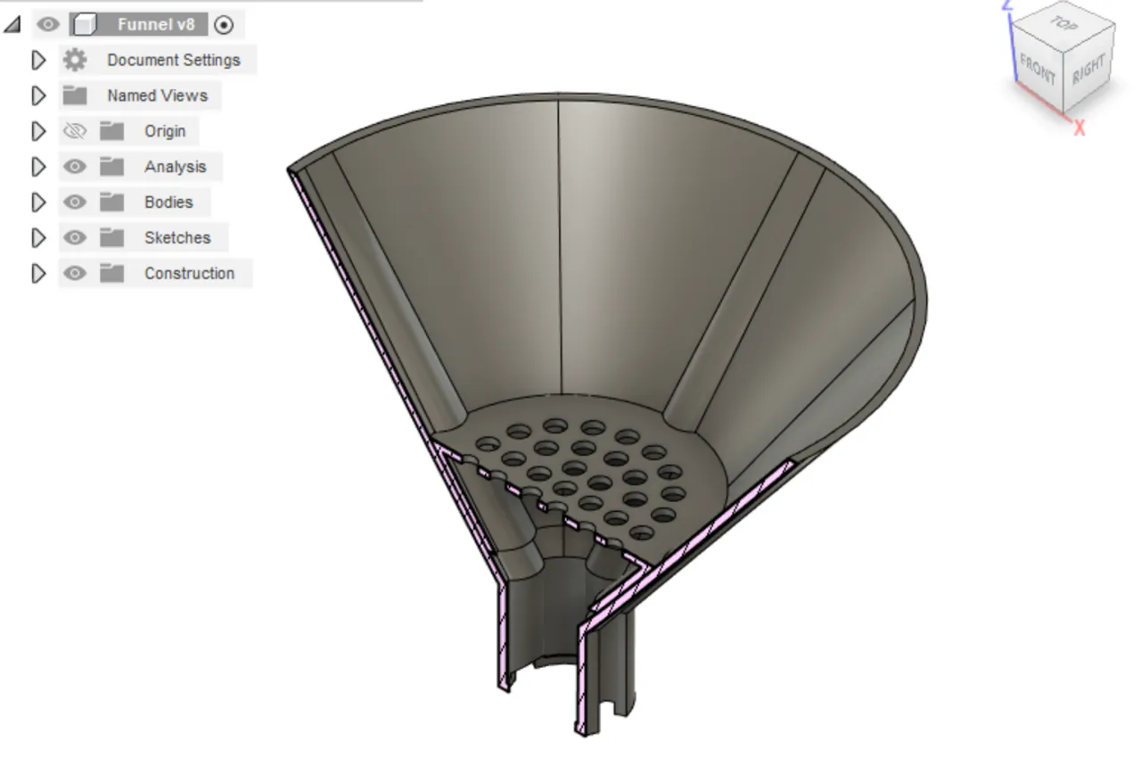 Large Funnel with Filter cap by VulcanGopher1 | Download free STL model ...