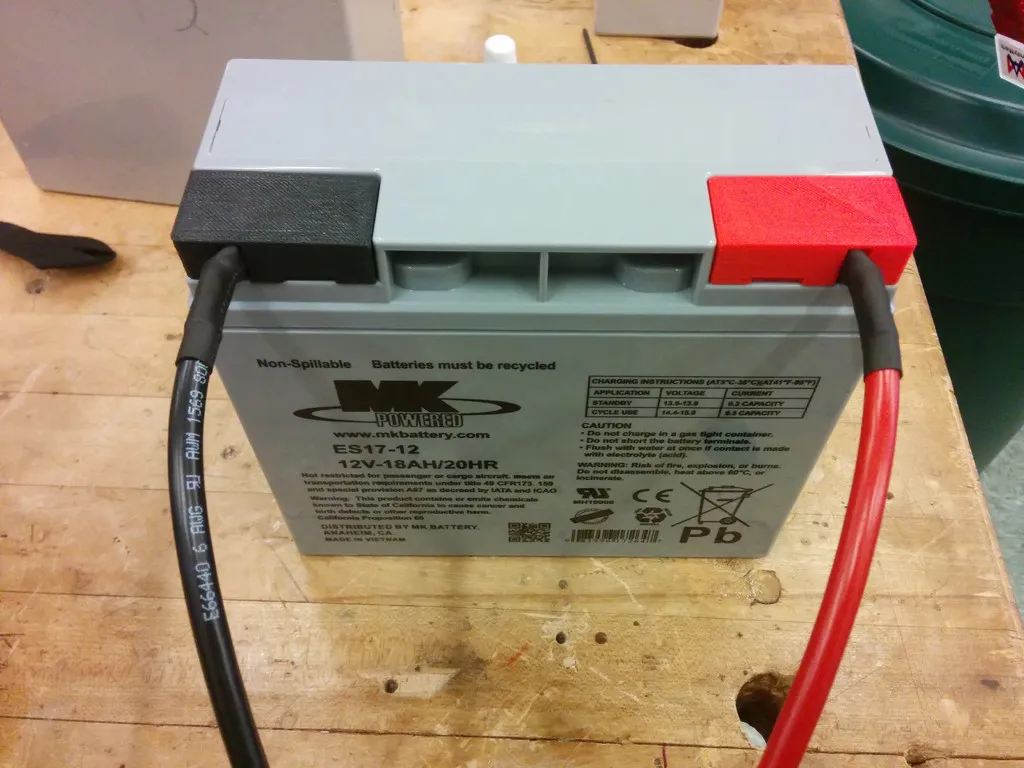 Battery Caps/Covers for First Robotics Competition (FRC) by XDleader555 ...