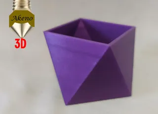 low poly plant pot by Mr. Poly | Download free STL model | Printables.com