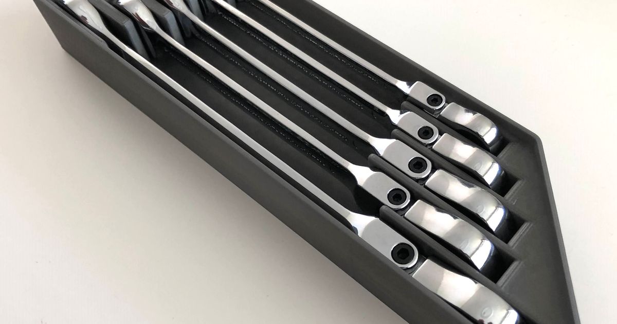 Ratchet Wrench Box (Parkside) by mirabatek | Download free STL model ...