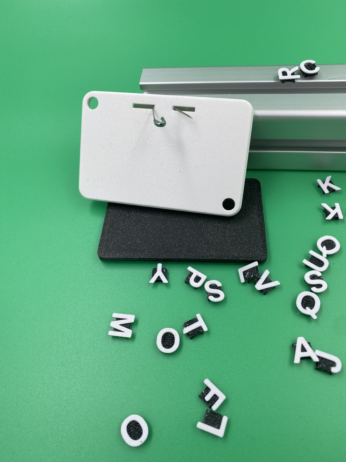 Reconfigurable name tag by KMS by KERLE MAKERSPACE | Download free STL ...