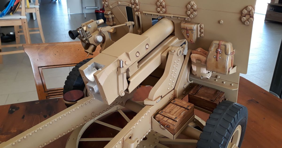 Armortek 25 Pounder Gun Parts (Upgrades) by Makers Workshop | Download ...