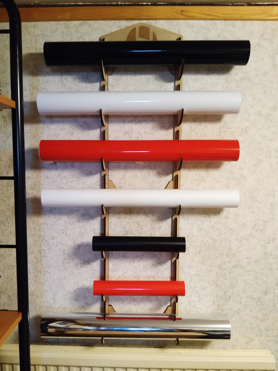 [ Laser Cut ] Vinyl roll storage by Paw85 | Download free STL model ...