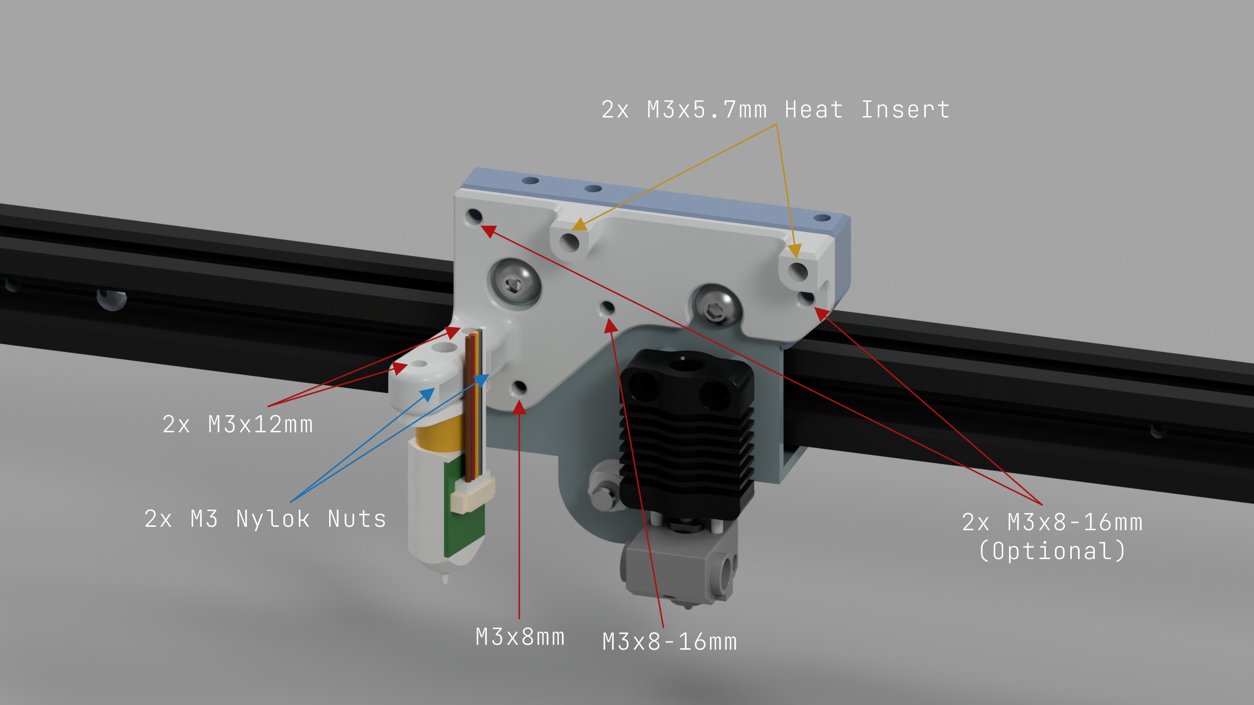 Voron Stealthburner - Ender 3 - LGX Lite - 4020 Fan - BLTouch par DWO ...