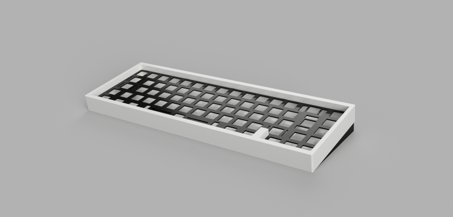 Keyboard Chassis by Rokz | Download free STL model | Printables.com