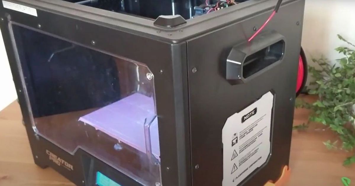 Flashforge Creator Pro Replacement Foot by CSUM Makerspace | Download ...