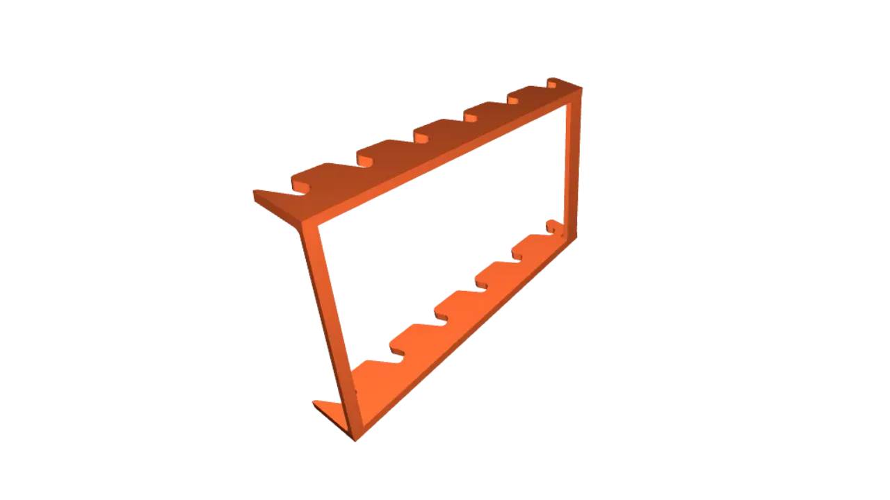 Wrench Organizer by CSUM Makerspace | Download free STL model ...