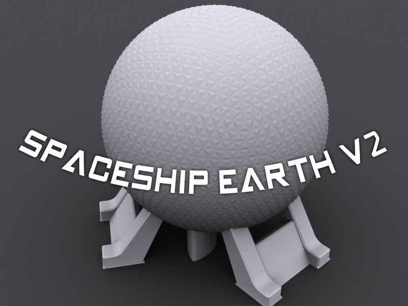 Spaceship Earth from Disney World's Epcot by Benjamin Faure | Download ...