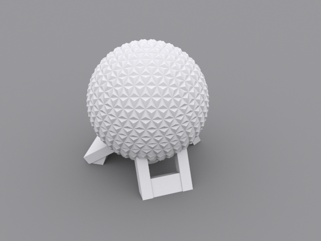 Spaceship Earth from Disney World's Epcot by Benjamin Faure | Download ...