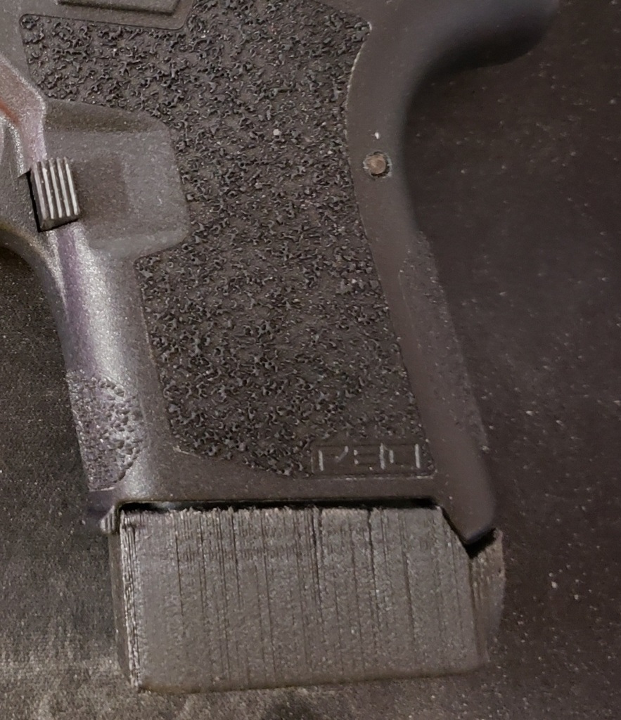 Glock 26 Plus 3 Mag Extension to fit Polymer 80 PF940SC Glock 26 Frame ...