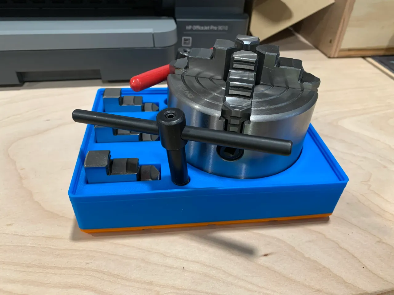 Gridfinity 4" Lathe Chuck holder by nicklmade | Download free STL model ...