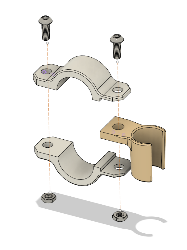 Handheld Shower Clamp II by Piney29887 | Download free STL model ...