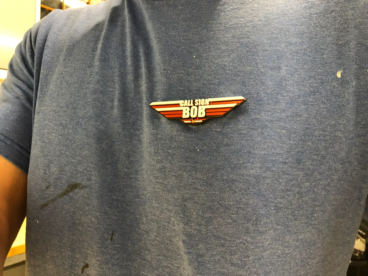 Call Sign Magnetic Name Tag by NoSeams | Download free STL model ...