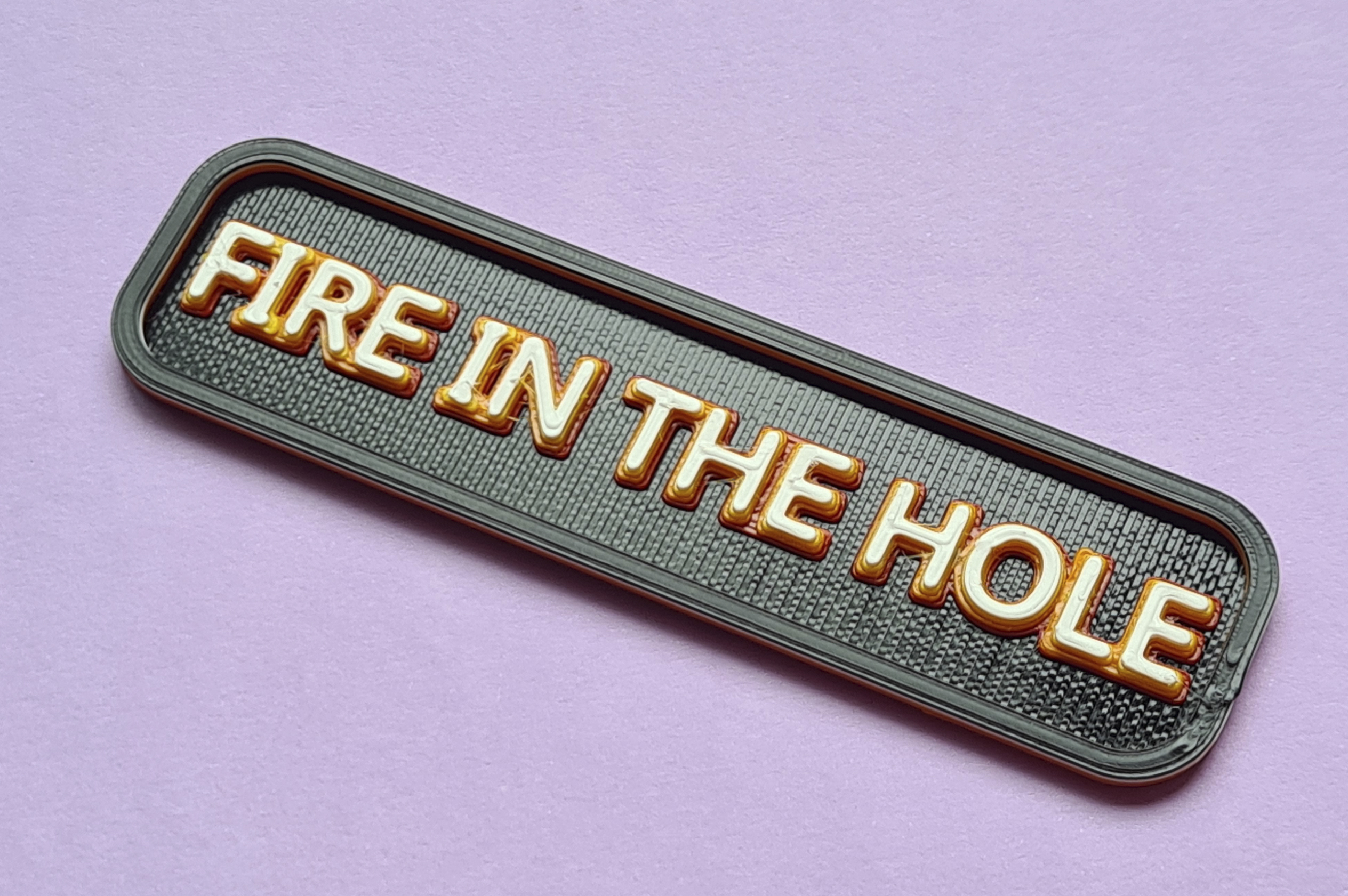 OpenSCAD name tag + modifiers, lamination, file import by Xavier ...