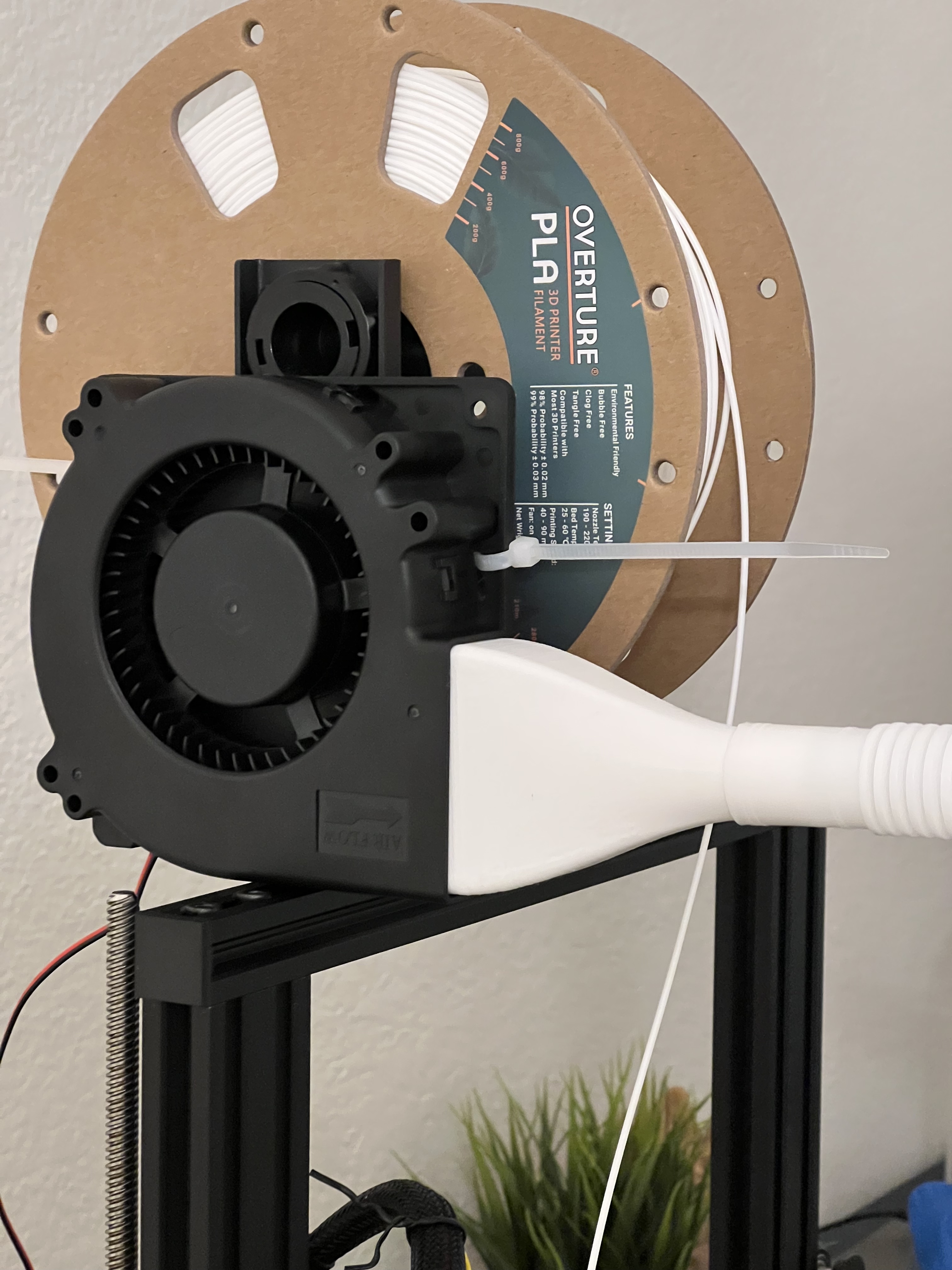 120x120x32 Fan blower to 20mm ID hose by 3dprintingmonkey_ | Download ...