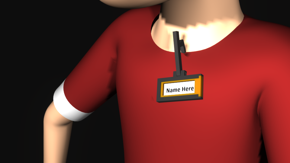 fully 3D printable name tag (print in place) par JB | Téléchargez ...