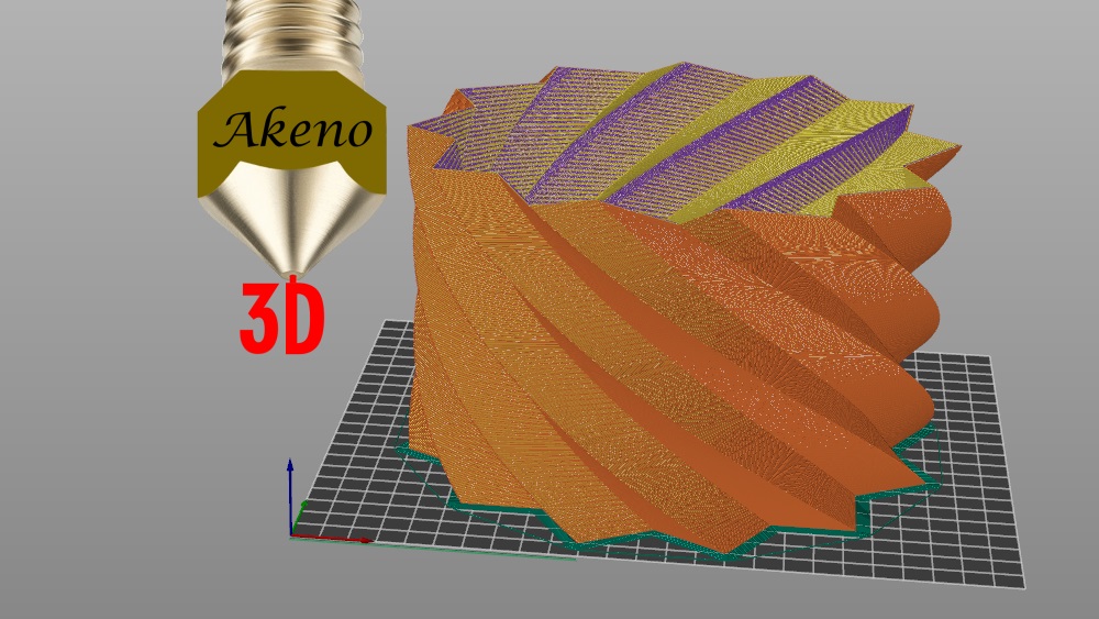 Modern twisted star flower pot by Akeno | Download free STL model ...