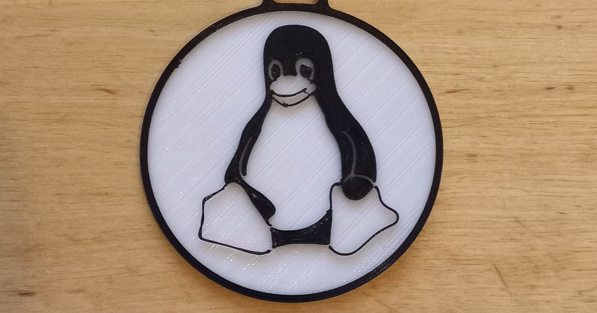 Tux- The LINUX logo por binominem | Descargar modelo STL gratuito ...