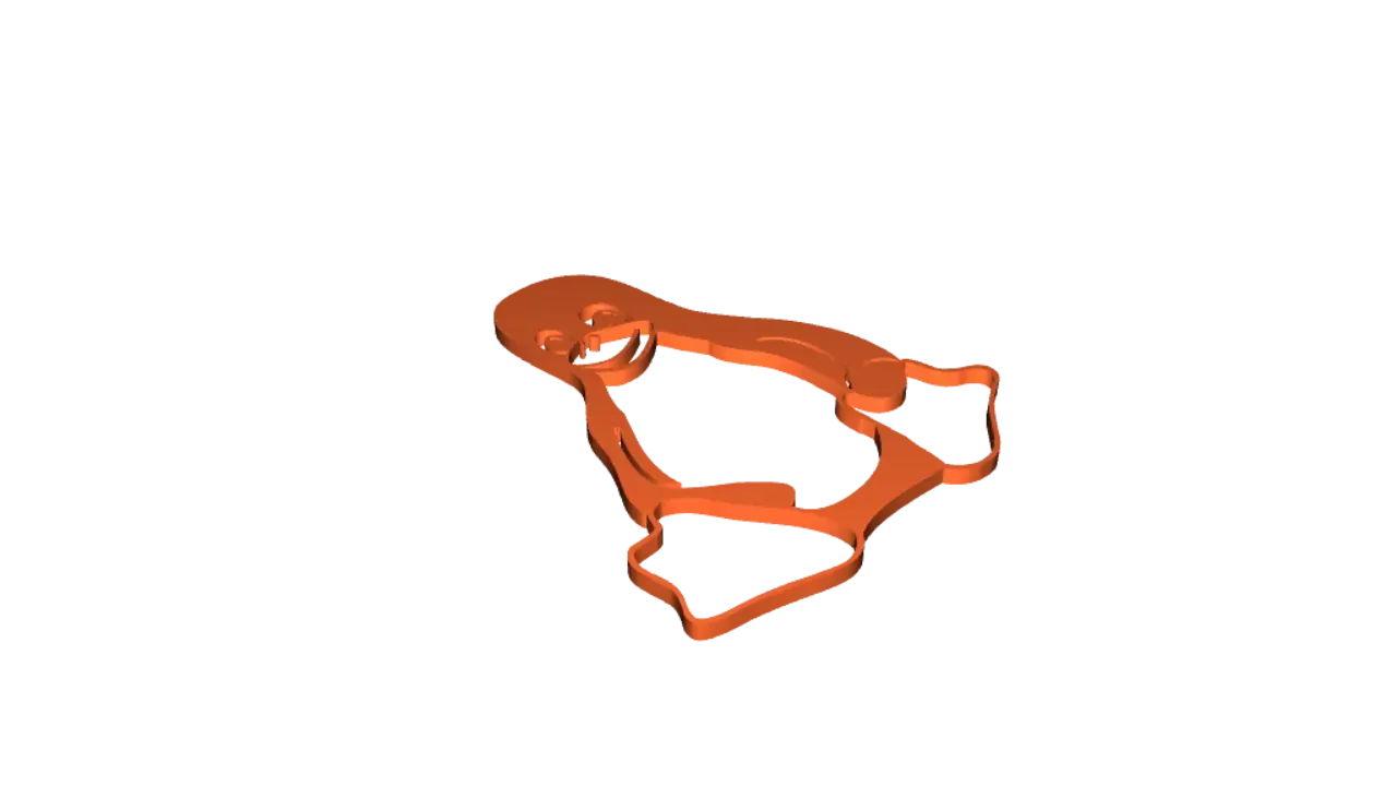 Tux- The LINUX logo by binominem | Download free STL model | Printables.com